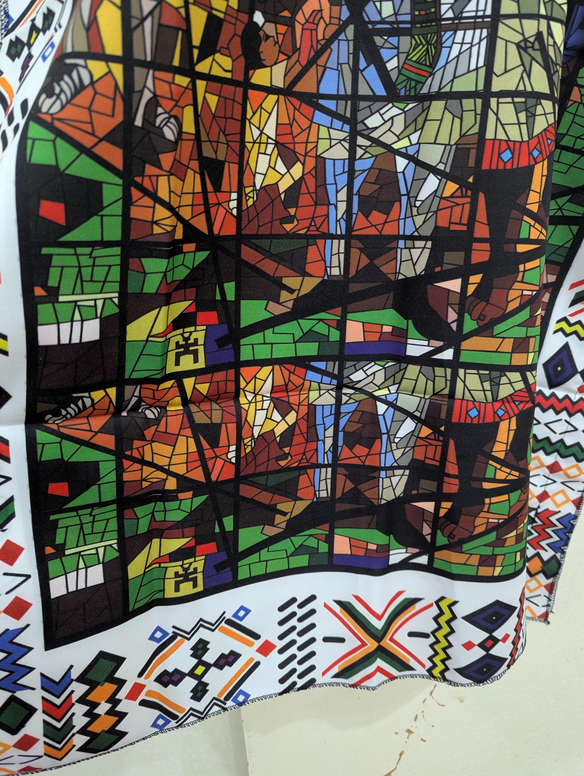 Dress"total Libration of Africa" "renowned Stained-glass by Artist ...