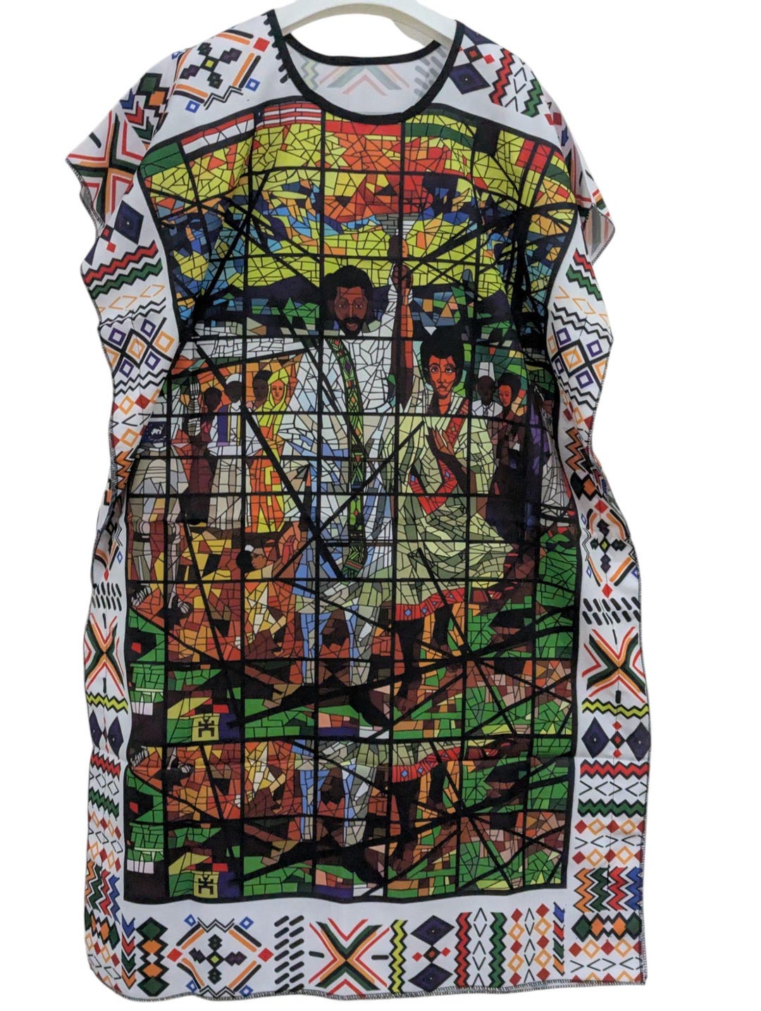 Dress"total Libration of Africa" "renowned Stained-glass by Artist ...