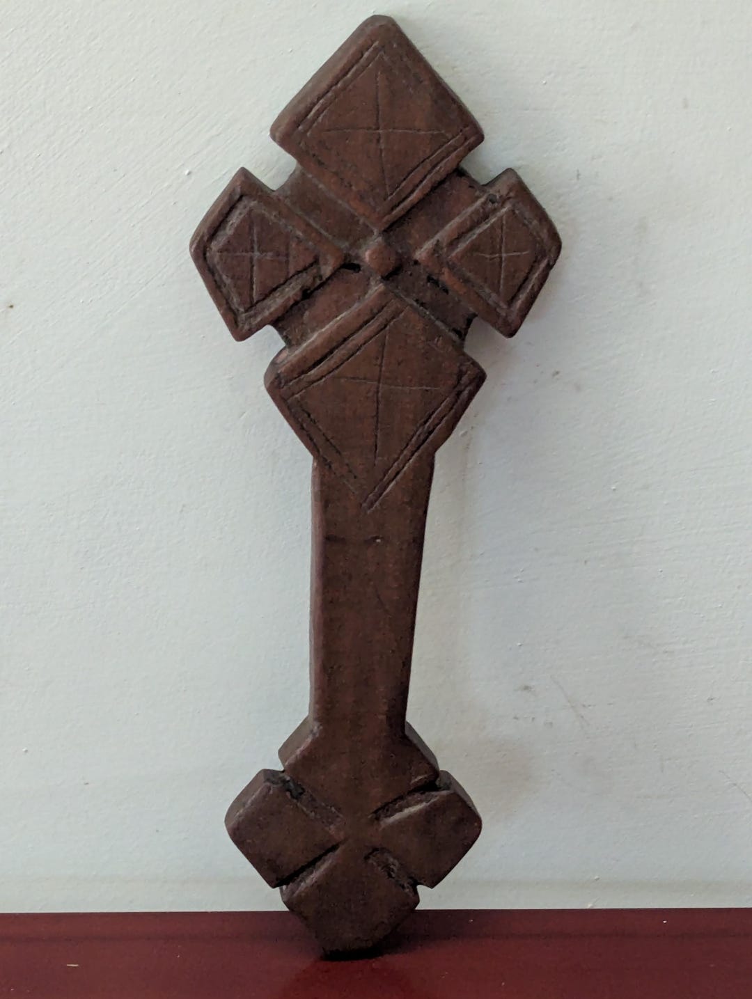 Antique Ethiopia Aksum Orthodox Coptic Christian Hand Carved Wood ...