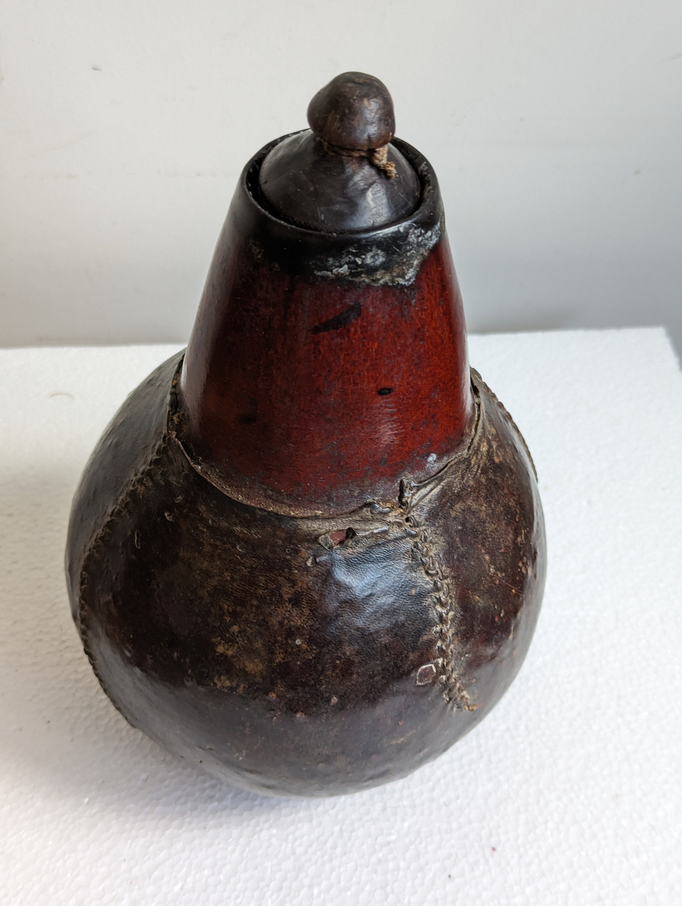 Old Ethiopian Borena Tribe Vegetable Fiber Milk Jug Gorfa African ...