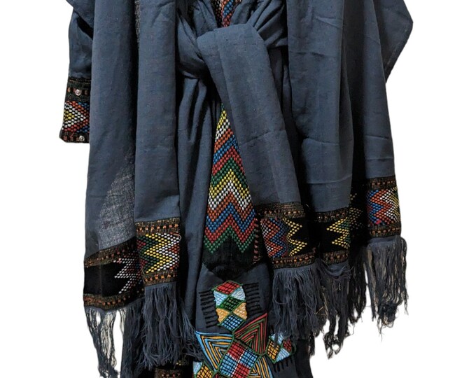 Ethiopian Dress, Handwoven Three Pieces Raya Tribe Traditional Habesha ...