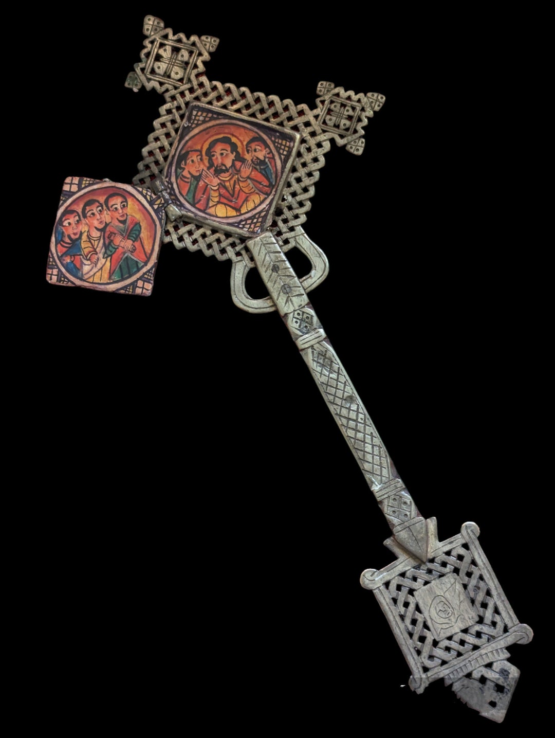 Handmade Ethiopian Orthodox Coptic Christian Blessing Cross Home Decor ...