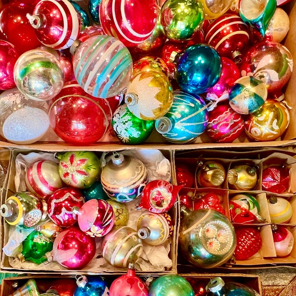 Vintage Christmas Ornaments - Etsy