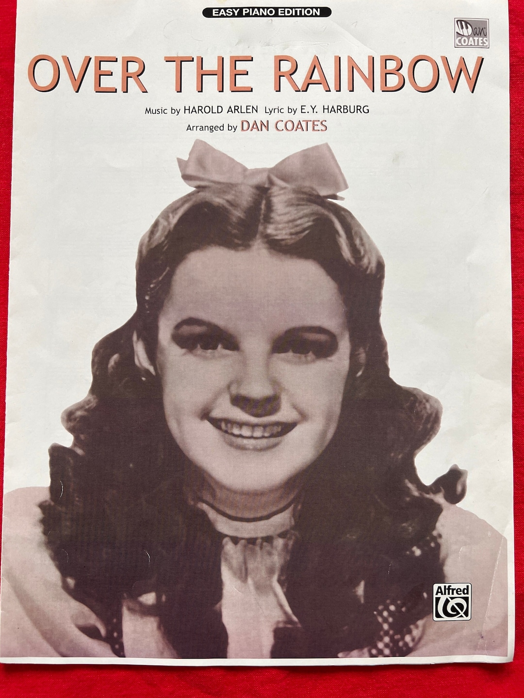 Vintage Over the Rainbow Judy Garland the Wizard of Oz Metro Goldwyn ...