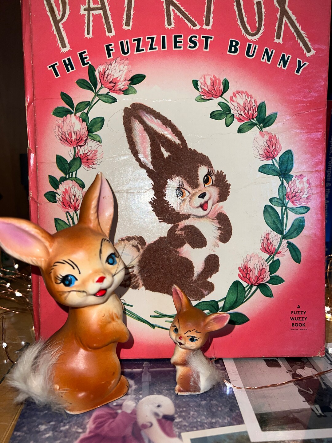 Darling Vintage Children's Book Easter Basket Gift Patrick the Fuzziest ...