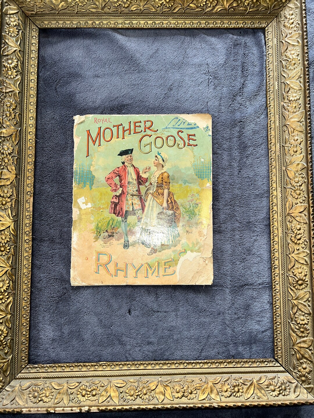 Antique Mother Goose Nursery Rhymes Mcloughlin Bros. 1898 Children's ...