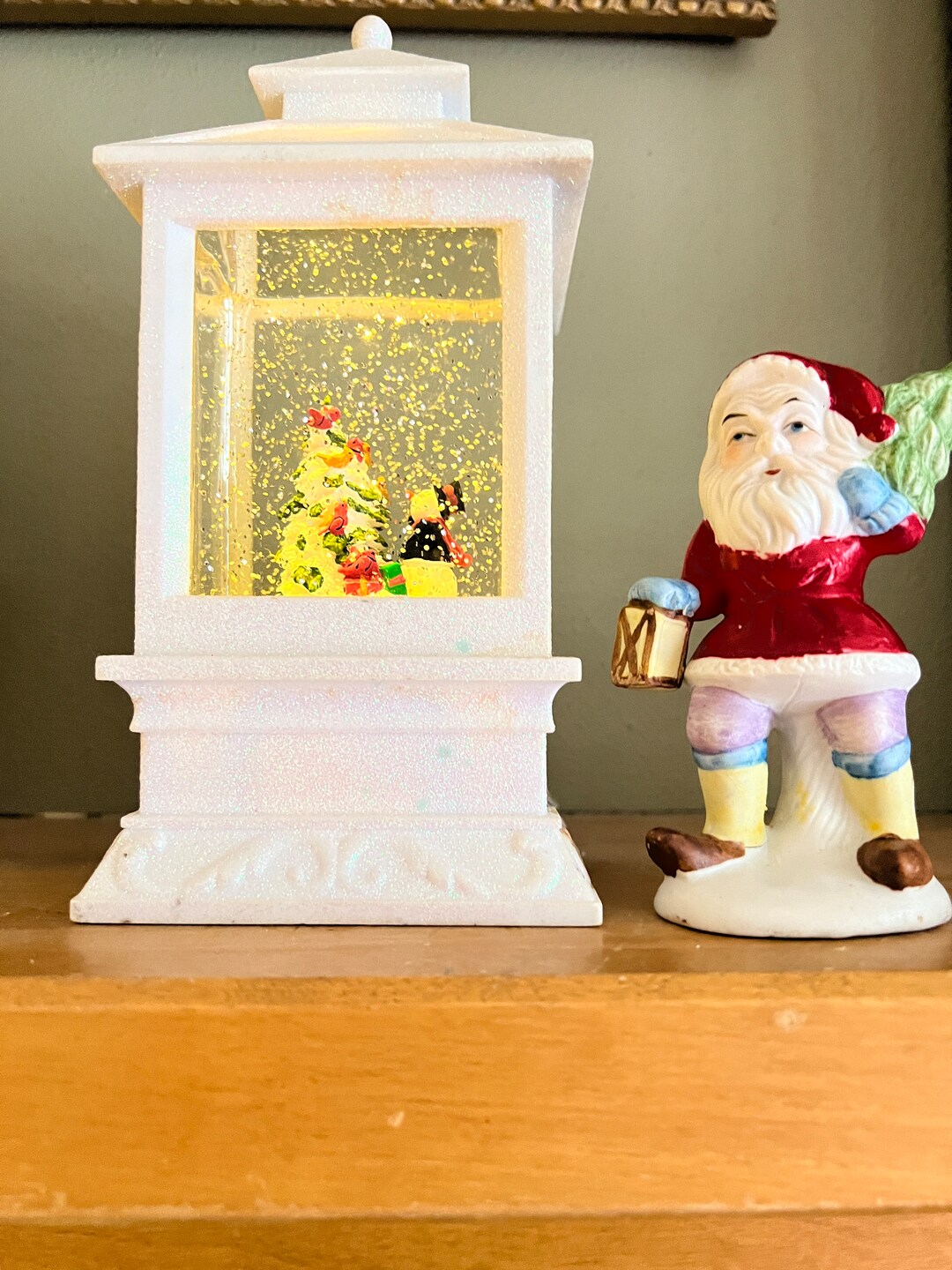 Rare Hand Painted Sweet Vintage Old World Style St. Nicholas Ceramic ...