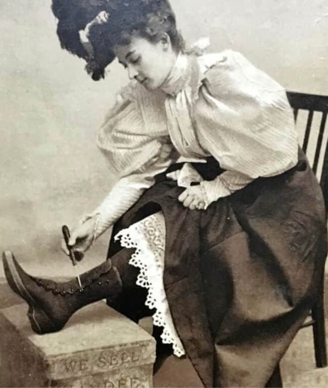 Set of 2 Victorian Button Hooks Art Deco Antique Ivory Pyraline ...