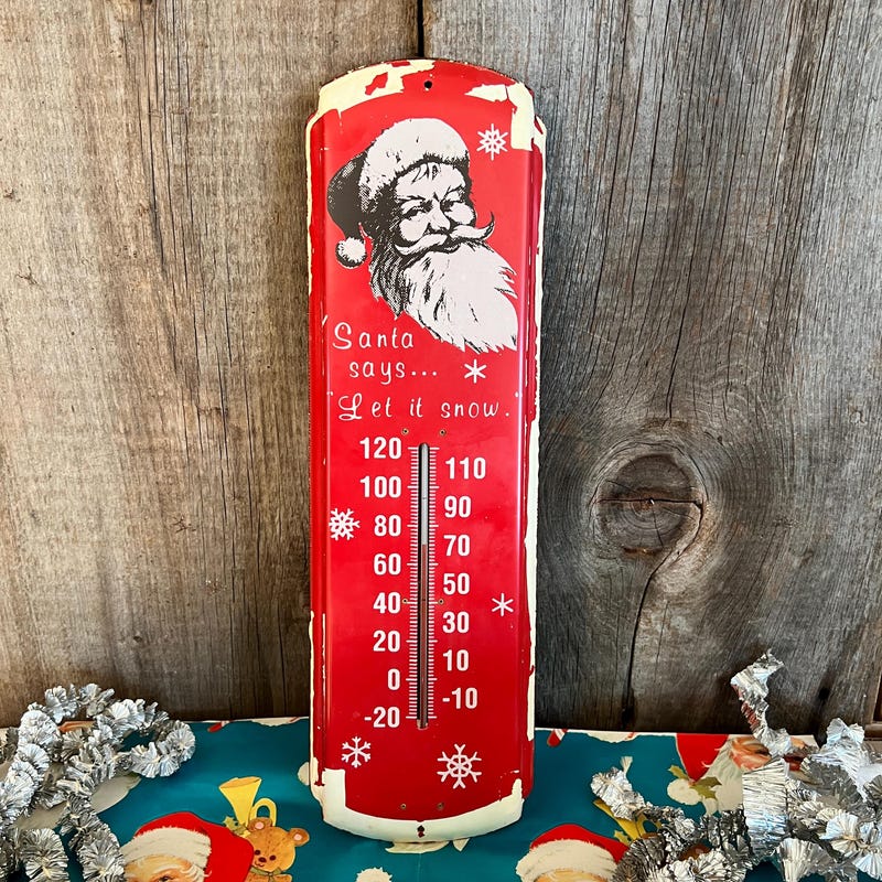 Vintage Thermometer - Etsy