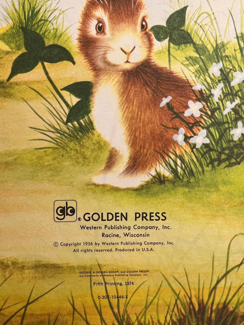 Rare BIG Golden Book Vintage Easter Children's Illustrated - Etsy