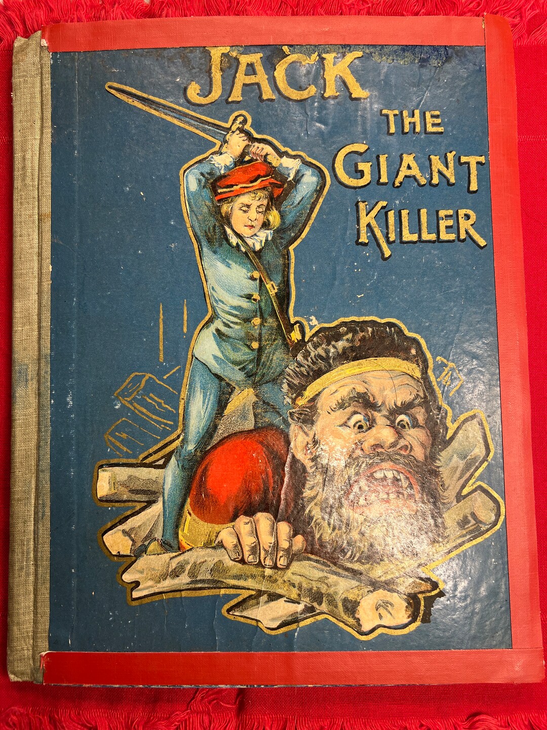 Rare Jack the Giant Killer Antique Vintage Children's Illustrated ...