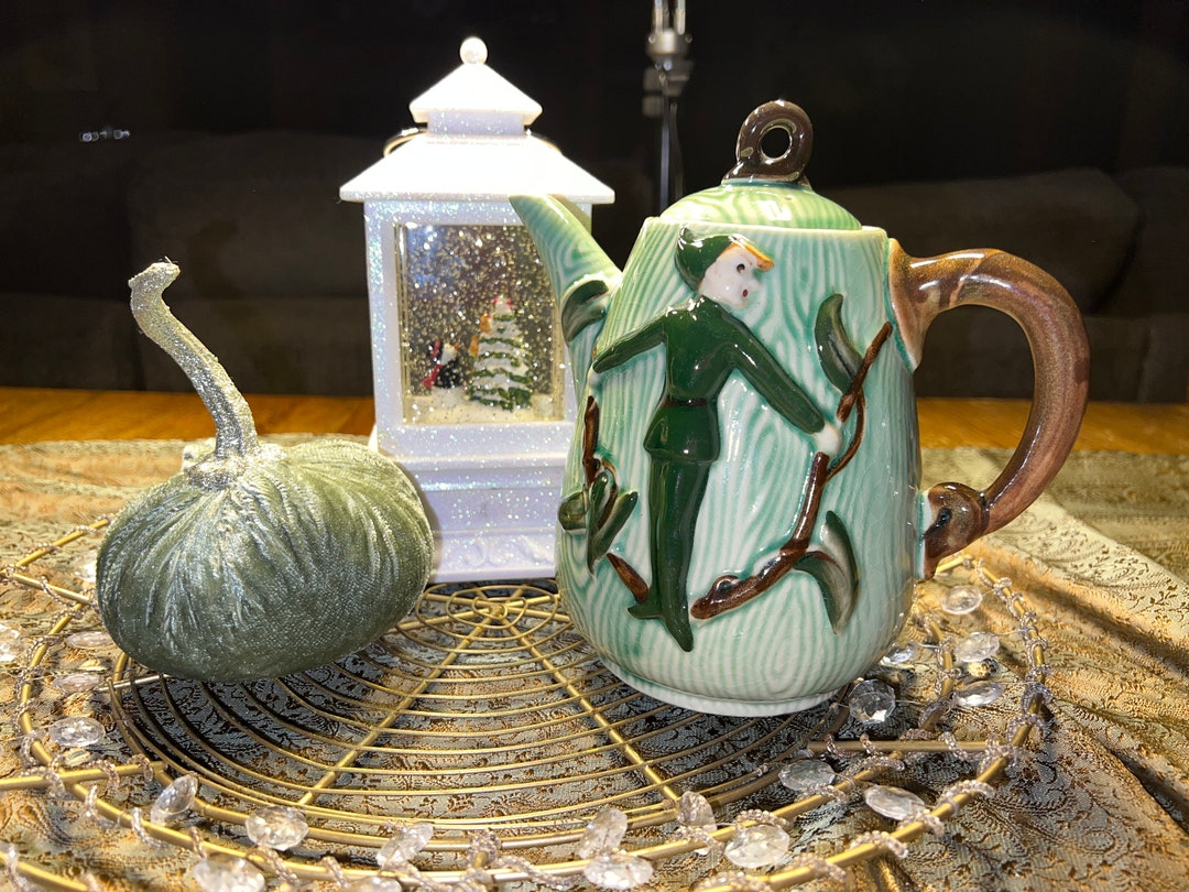 Darling Vintage Majolica L. Batlin Sons Figural Jack & the Beanstalk ...