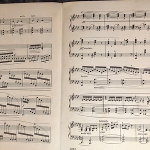 Scotch Poem Opus 31, No. 2 Macdowell Vintage Piano Classical Sheet ...