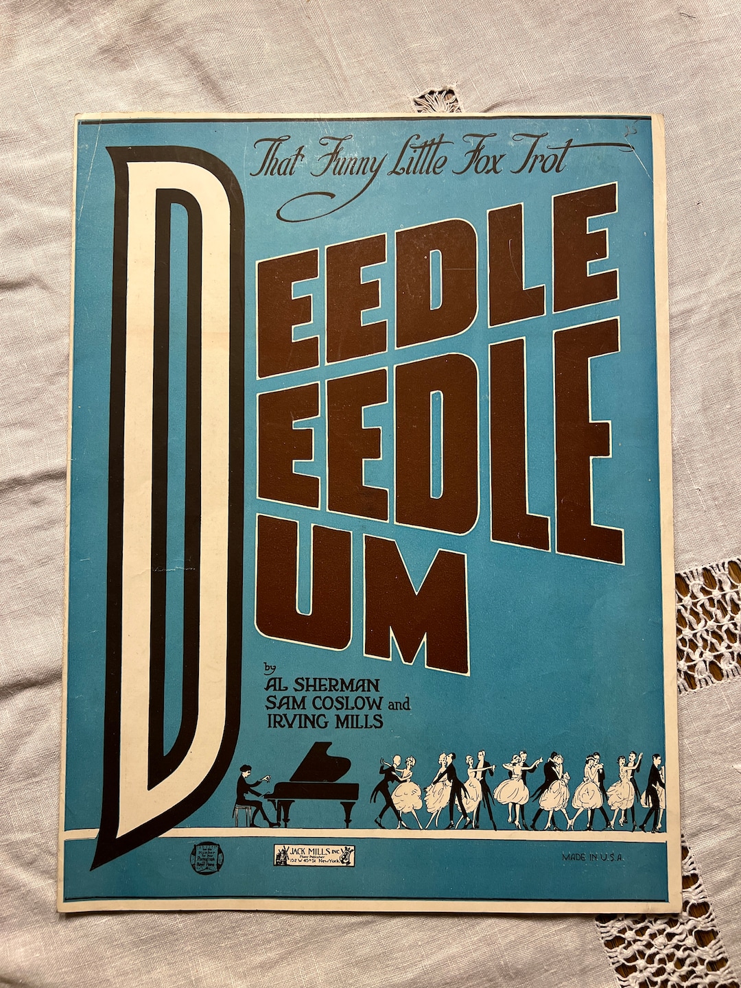 Deedle Deedle Dum Written by Sherman, Coslow & Mills 1922 Sheet Music ...