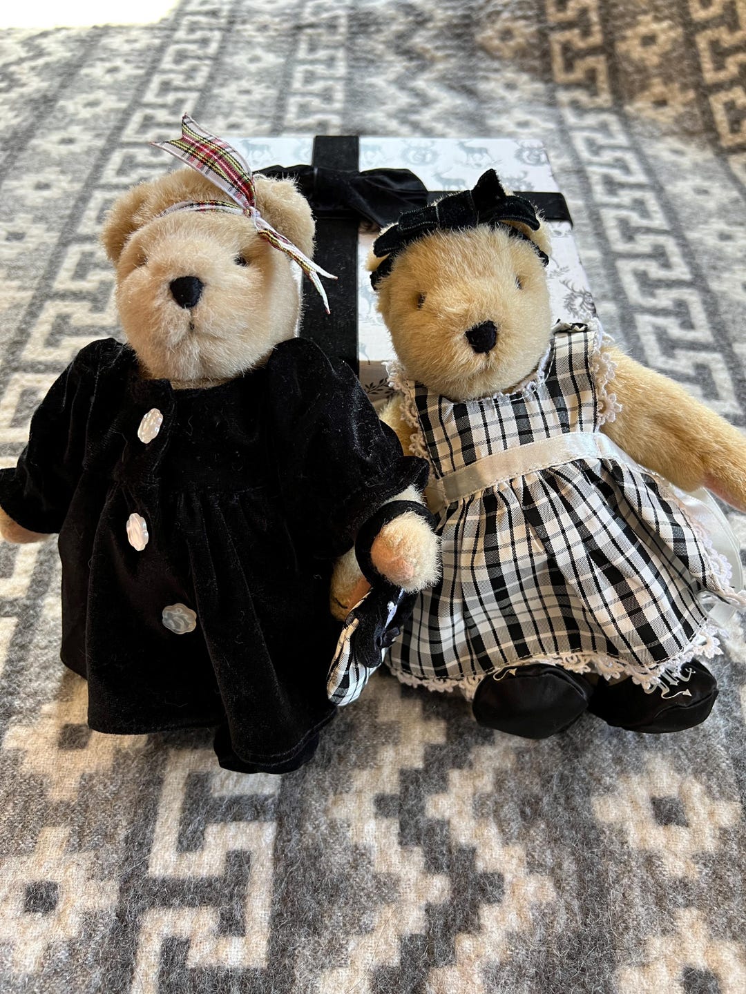Muffy Vanderbear Portrait in Black and White Bear; Choose: Muffy Black ...