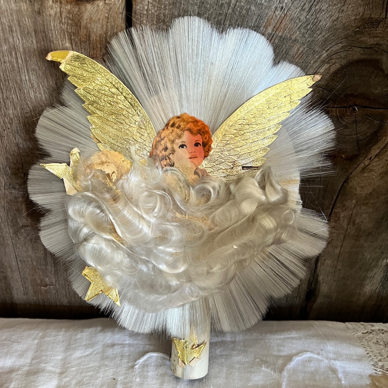 Vintage Angel Tree Topper - Etsy