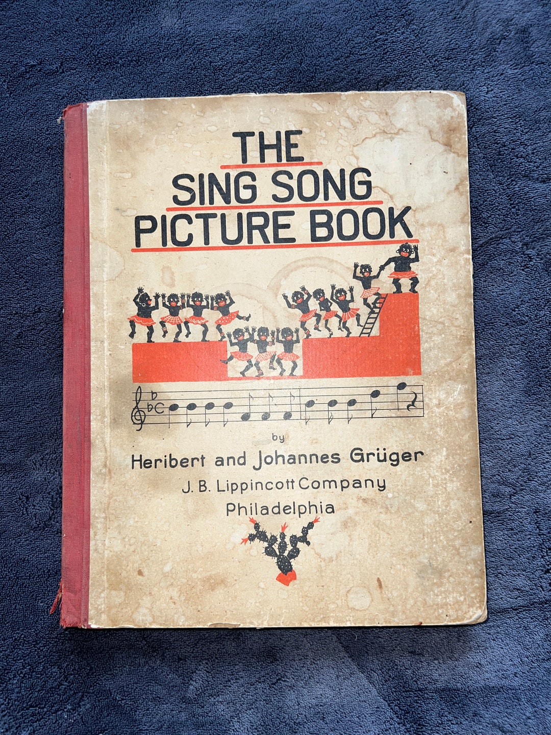 Rare the Sing Song Picture Book Gruger, Heribert Et Johannes 1931 the ...
