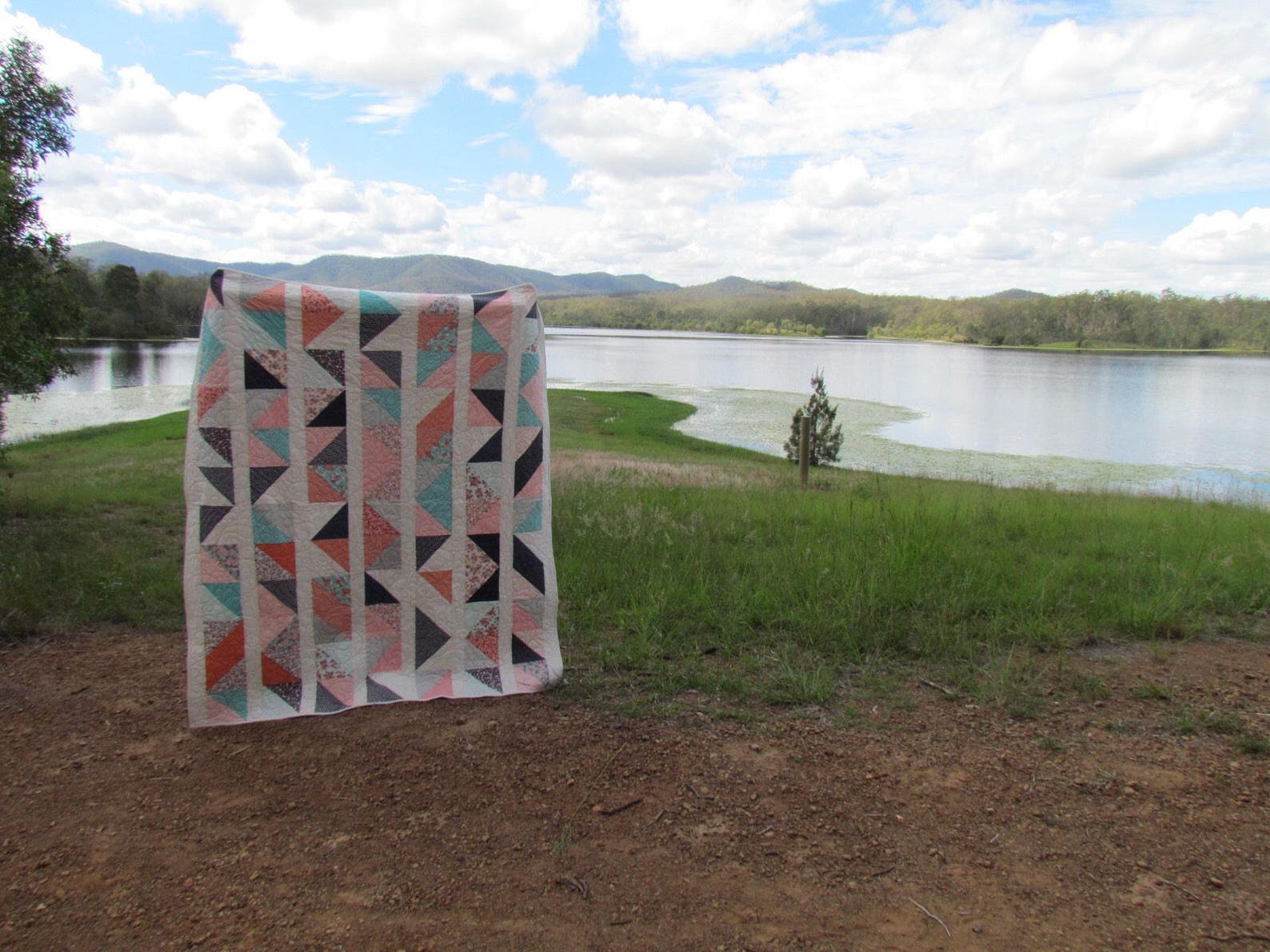 PDF Pattern | Mixed Triangles Quilt Pattern | Quilting Pattern ...