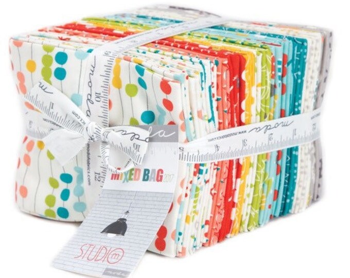 Fat Quarter Fabric Bundle Mixed Bag 2017 by Studio M for Moda - Etsy