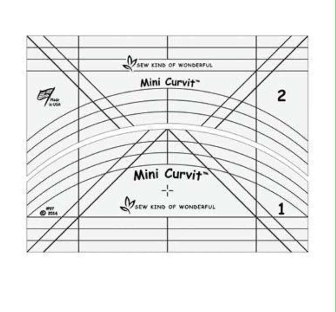 Mini Curvit Long Arm Ruler Set by Sew Kind of Wonderful - Etsy Australia