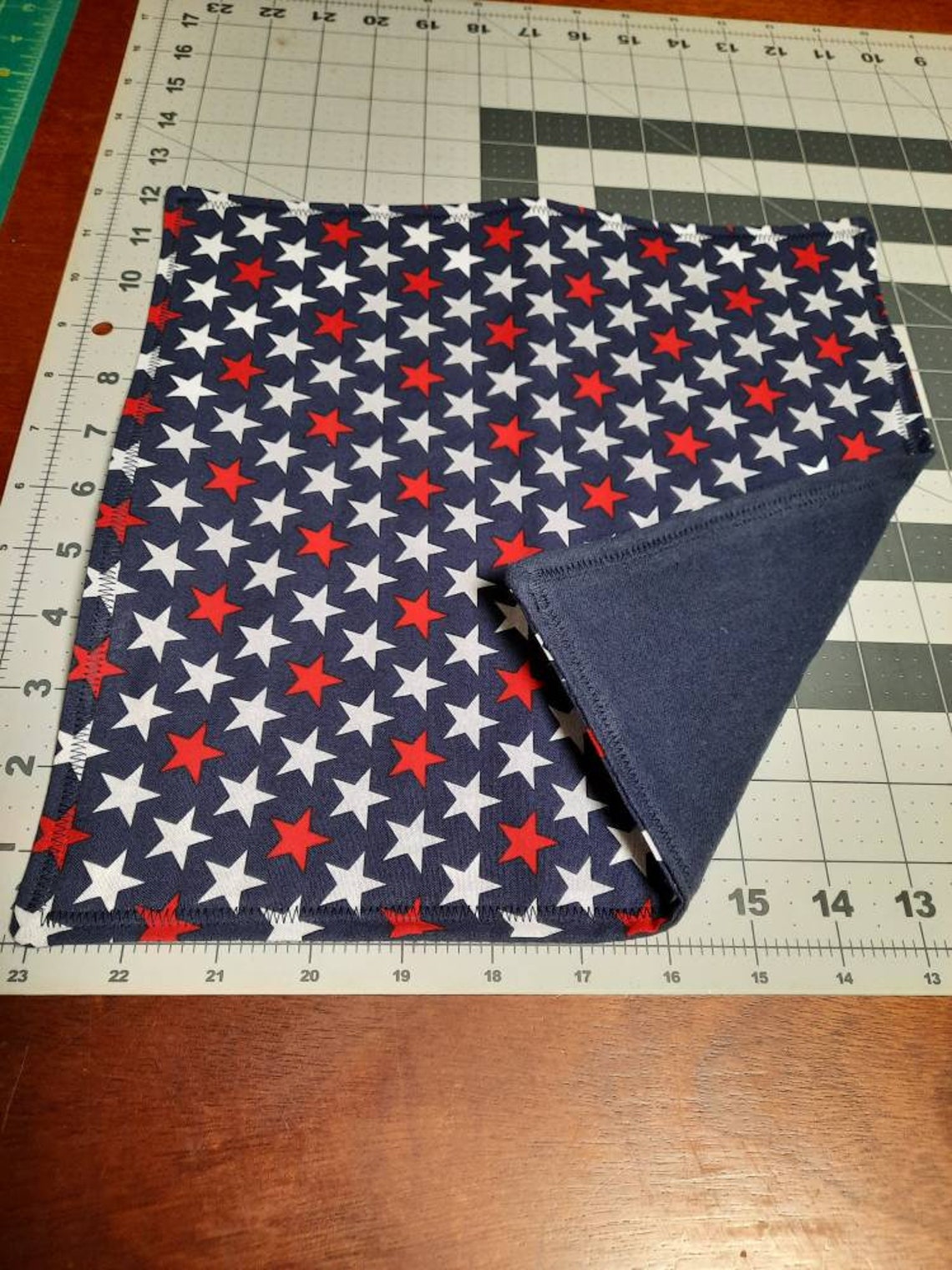 EDC Hank 12 Gear Hank Red White Blue Star Cotton and - Etsy