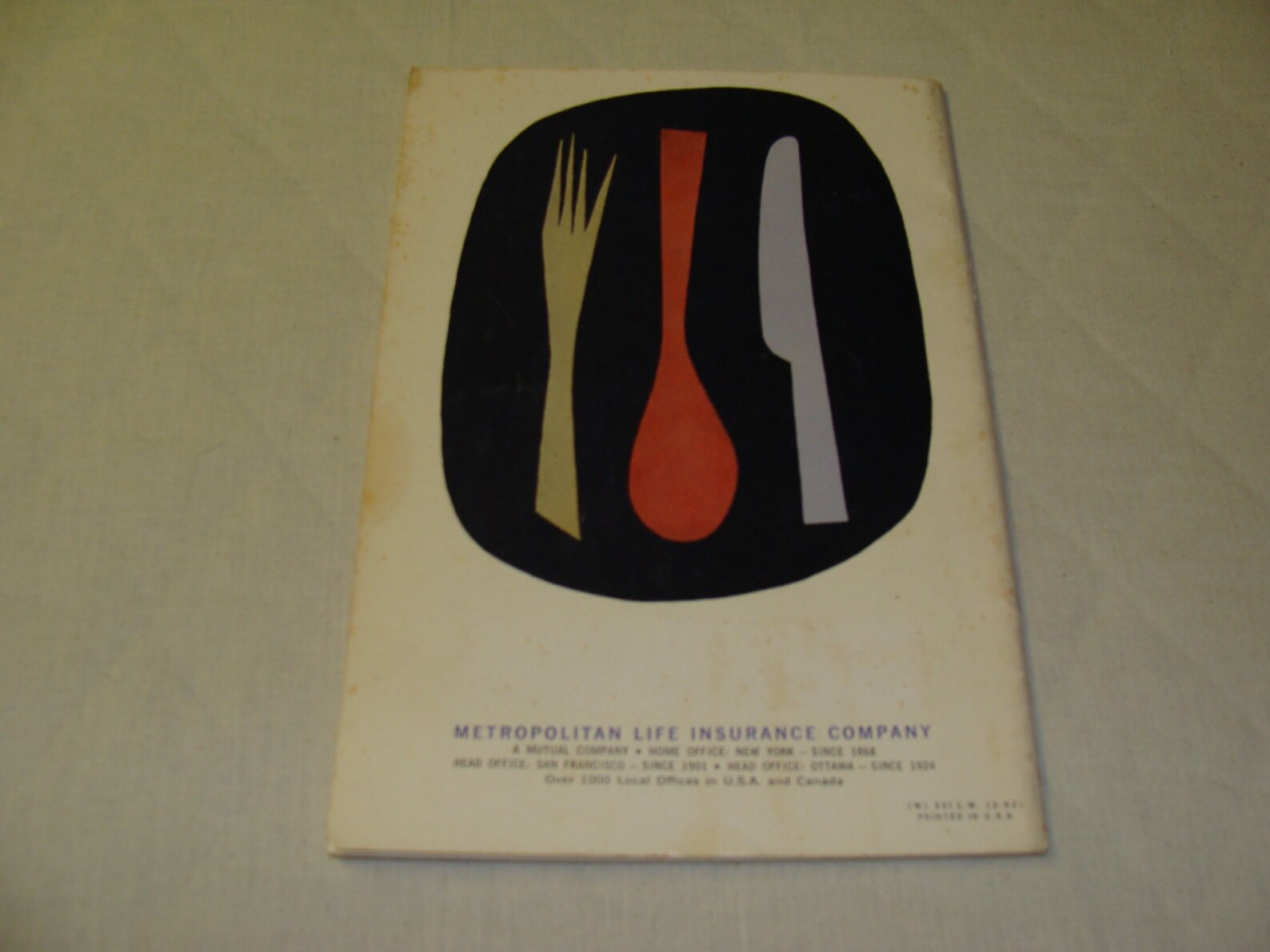 Metropolitan Life Advertising Cookbook 1957 Edition - Etsy
