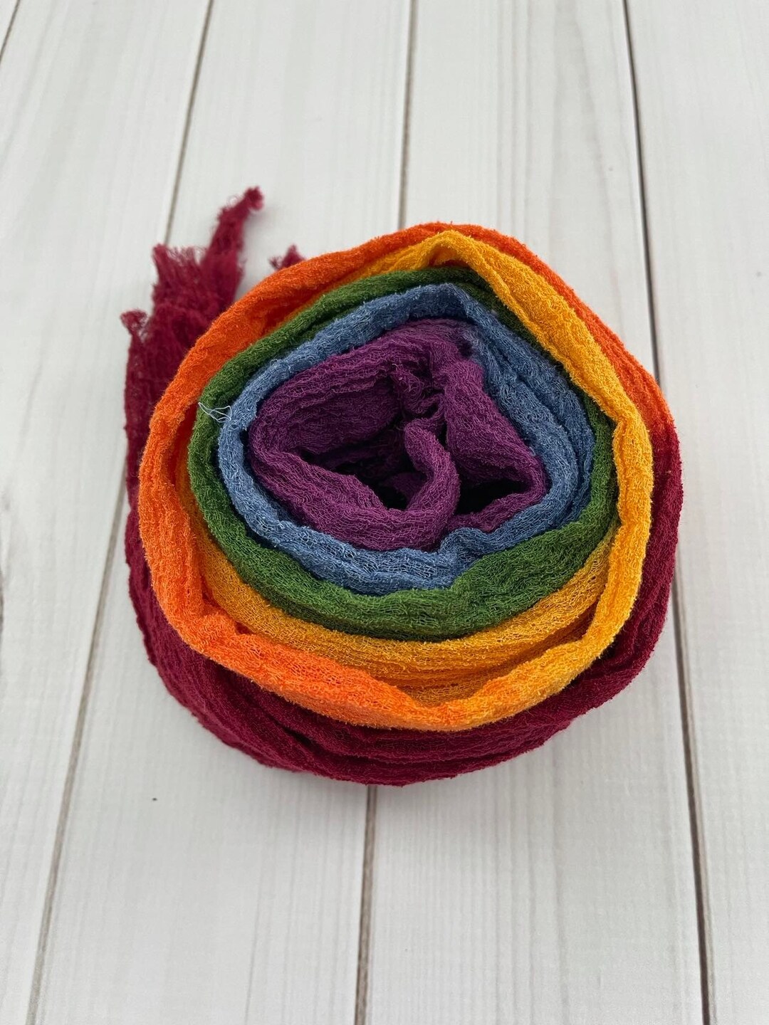 Rainbow Wrap, Newborn Photo Prop, Newborn Wrap, Muslin Wrap, Rainbow ...