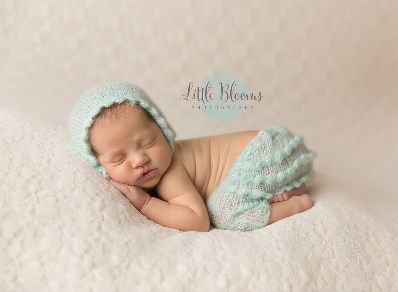 Mint Knit Ruffle Shorts and Bonnet / Knit Ruffle Shorts / Knit - Etsy