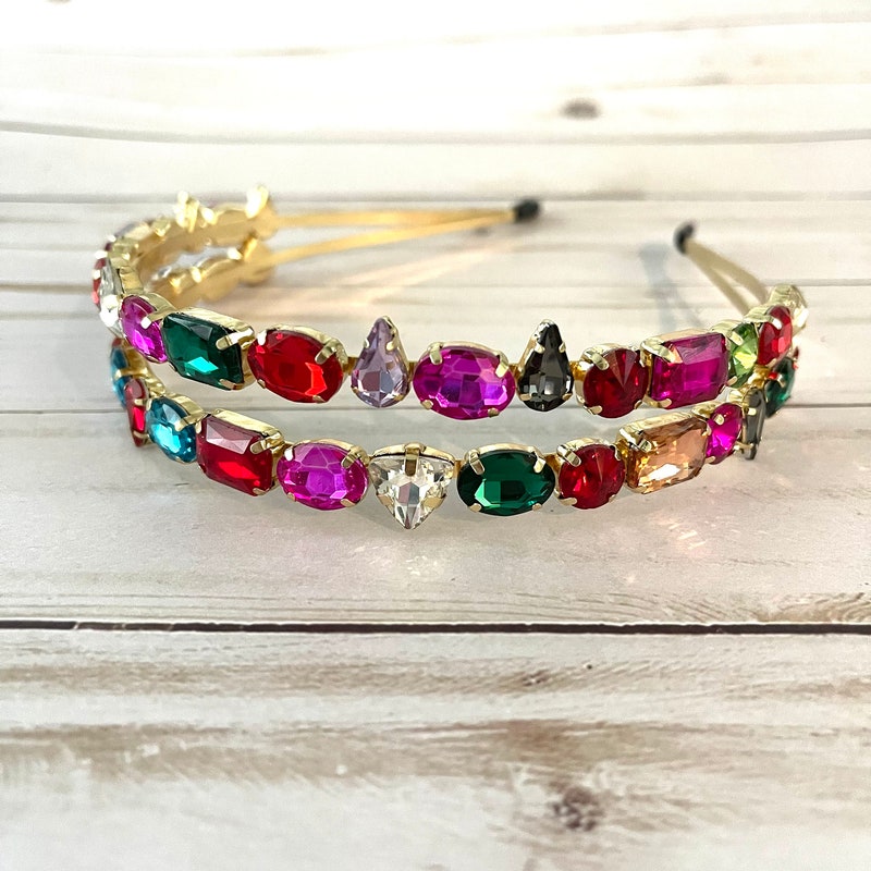 Jeweled Headbands - Etsy