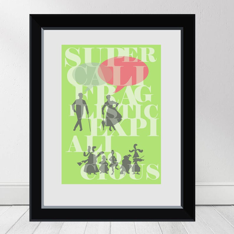 Chim Chimney Chim Chim Cher-ee Mary Poppins Movie Quote A4-A2 - Etsy