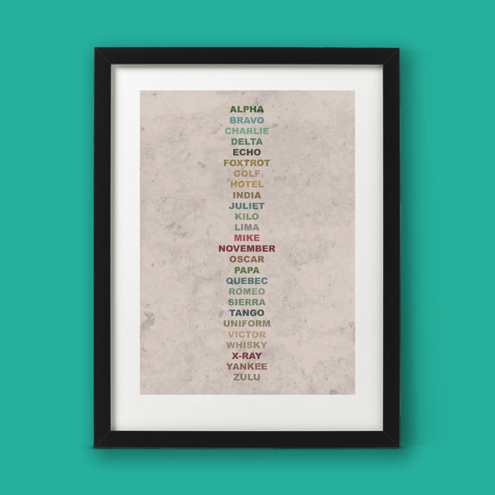 Clever Phonetic Alphabet Print A4/A3/A2 fun poster wall art | Etsy