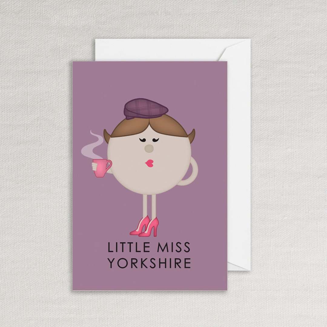 Little Miss Yorkshire Card – Humorous A6 Greetings Card - Etsy