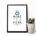 More Tea Vicar Print Poster Wall Art Decor Home Retro Vintage ...