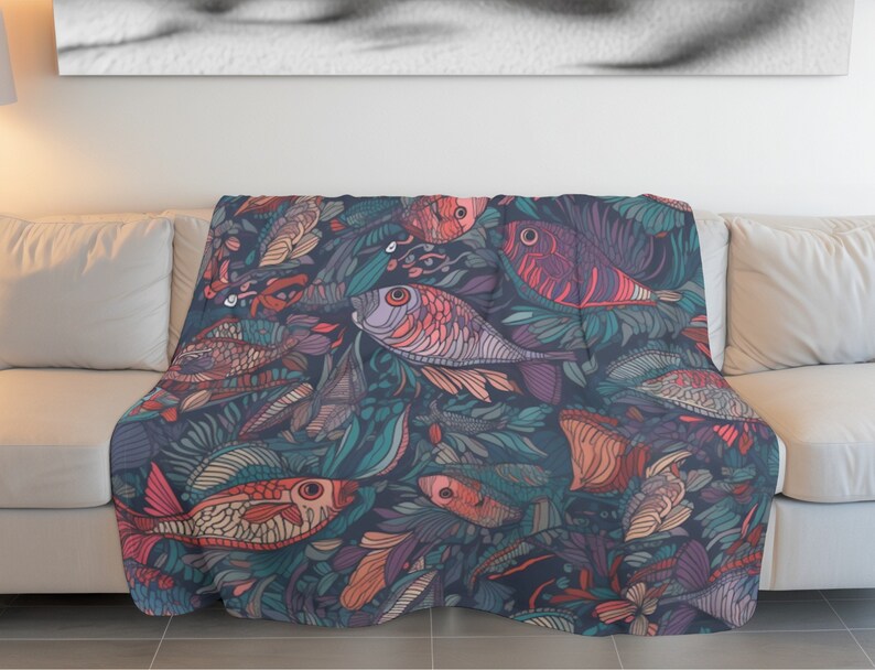 Fishy Fish Design Seamless Patterns Bundle Set of 4 12x12 - Etsy