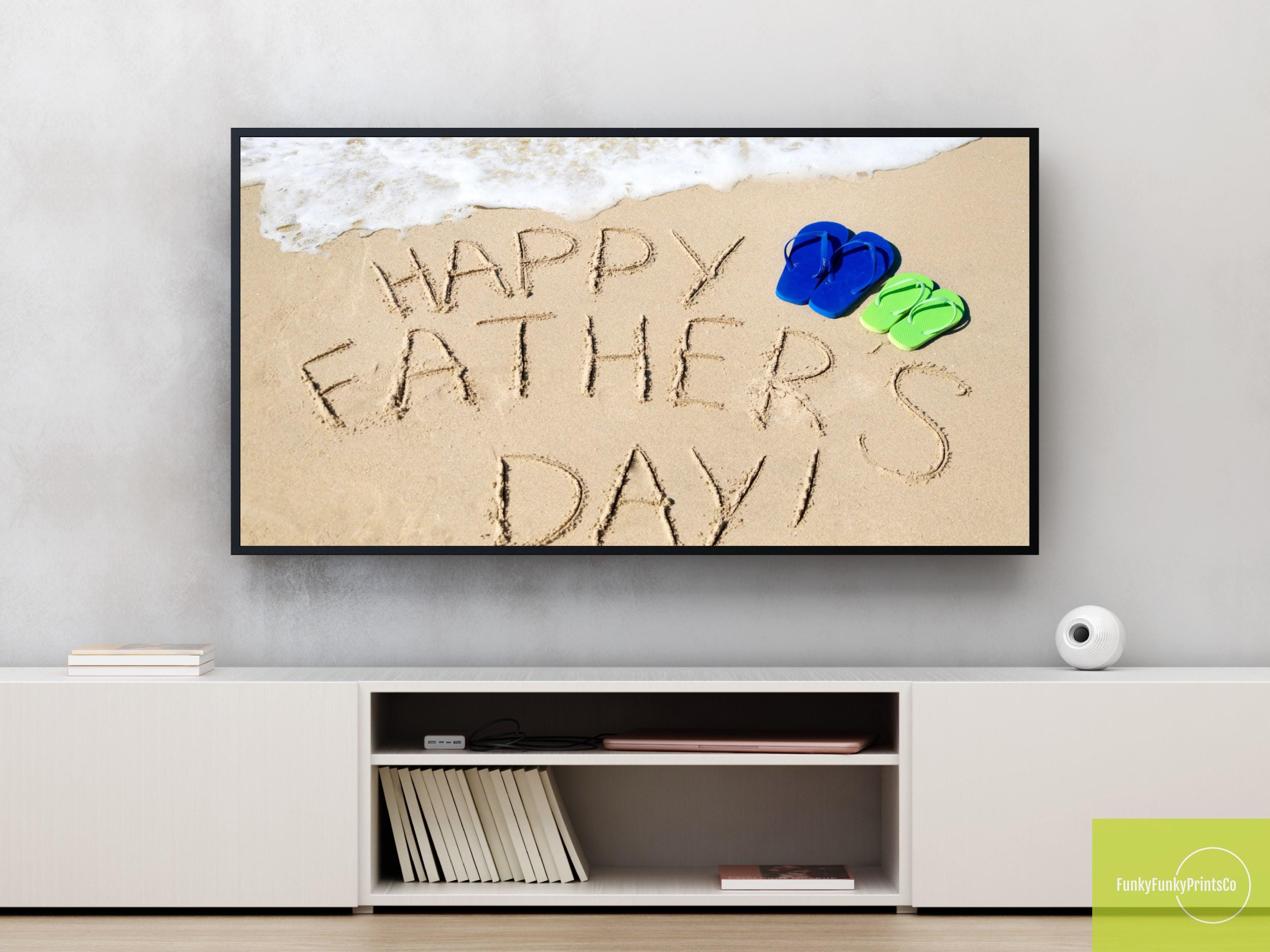 Father's Day 4k FRAME TV Art - Samsung Digital Download - Cheerful ...