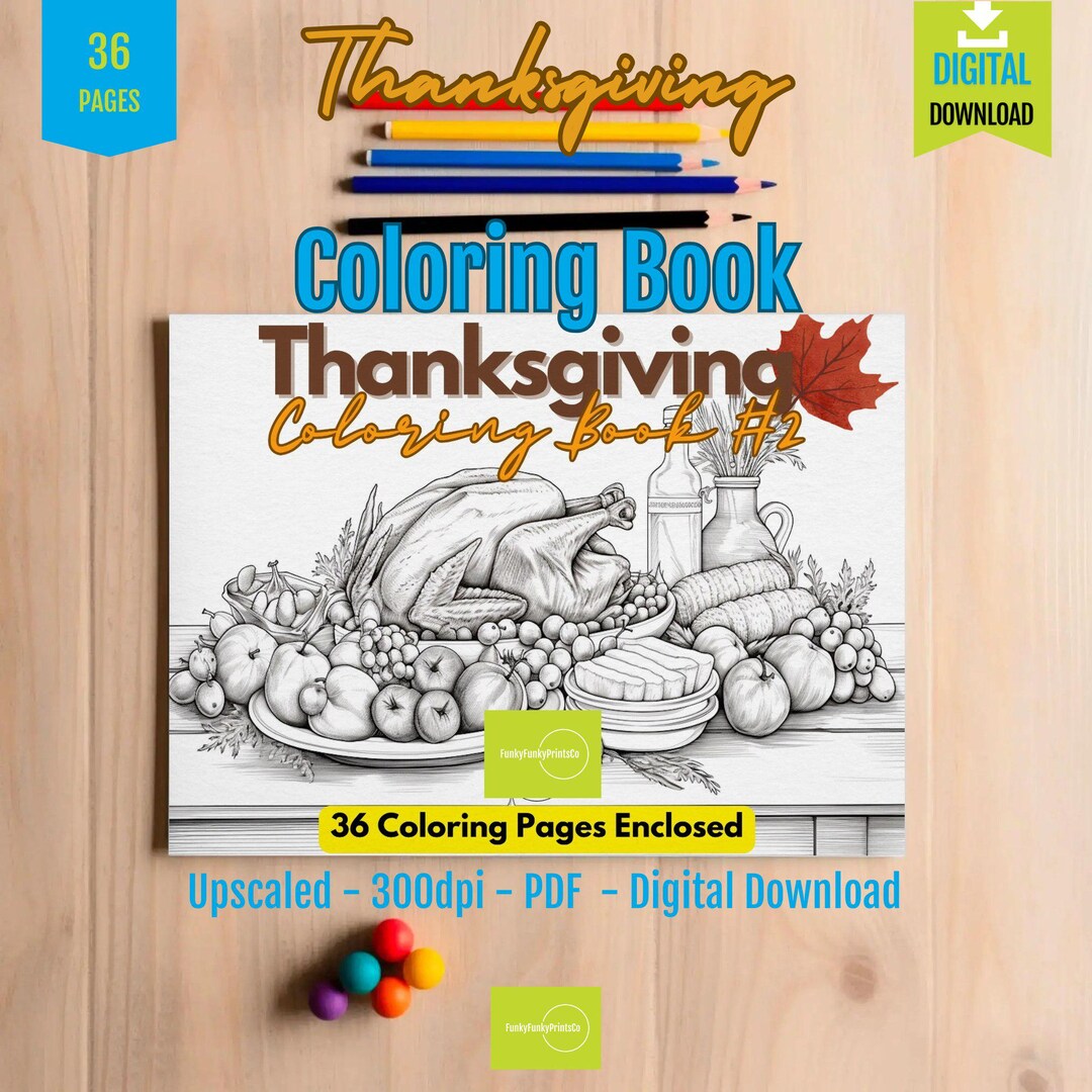 Autumn-themed PRINTABLE Coloring Sheets Thanksgiving Holiday Activities ...