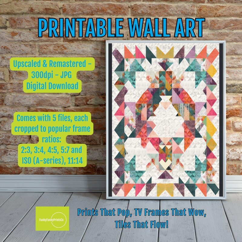 Patchwork Wall Art - Etsy