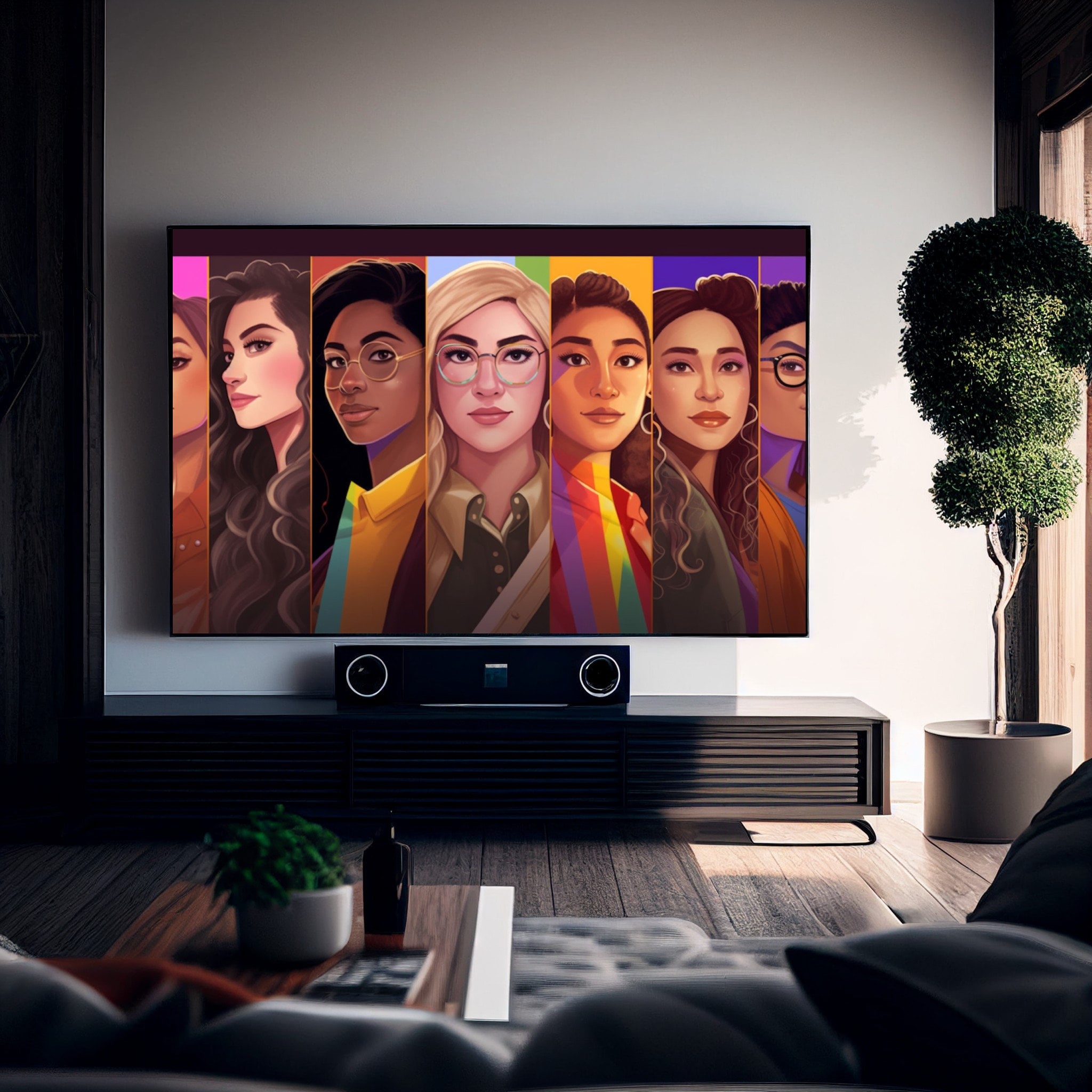 Frame Tv Digital Art Set LGBTQ Pride Theme, 4K HD 16x9 Digital Download ...