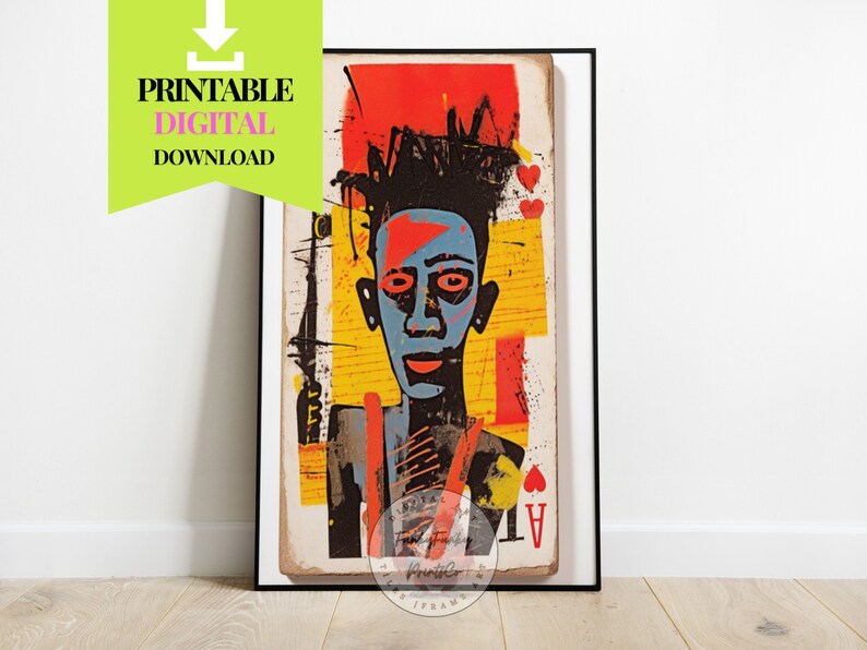 Basquiat Abstract Art PRINTABLES Instant Download Multiple Sizes ...
