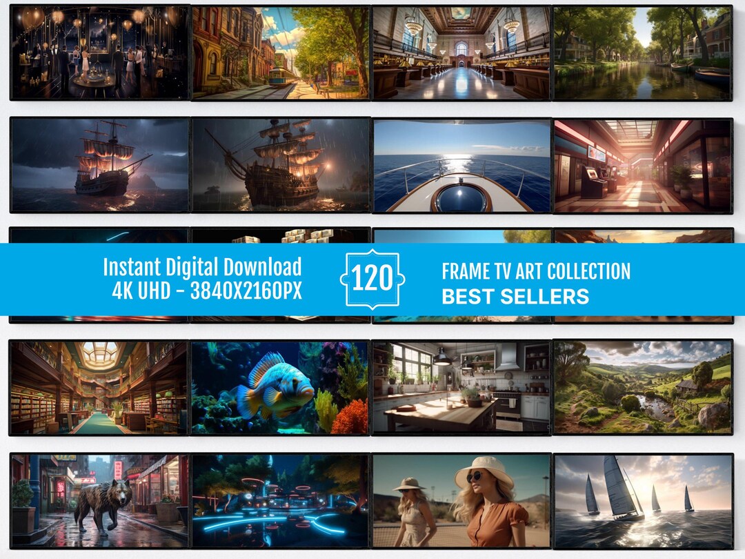 Customer Favorites 4k Digital Bundle for Samsung Frame TV Best Sellers ...