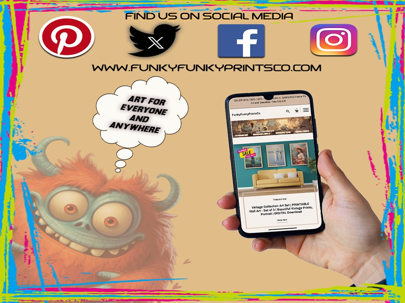 PRINTABLE Piet Mondrian Poster, Mondrian Art Print, Piet Mondrian Print ...