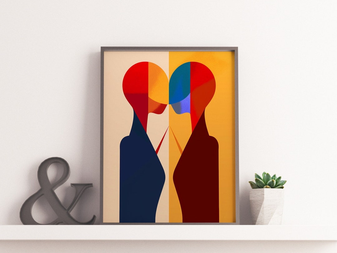 LGBTQ Theme: Inclusive Love is Love Portrait Beliebte - Etsy.de
