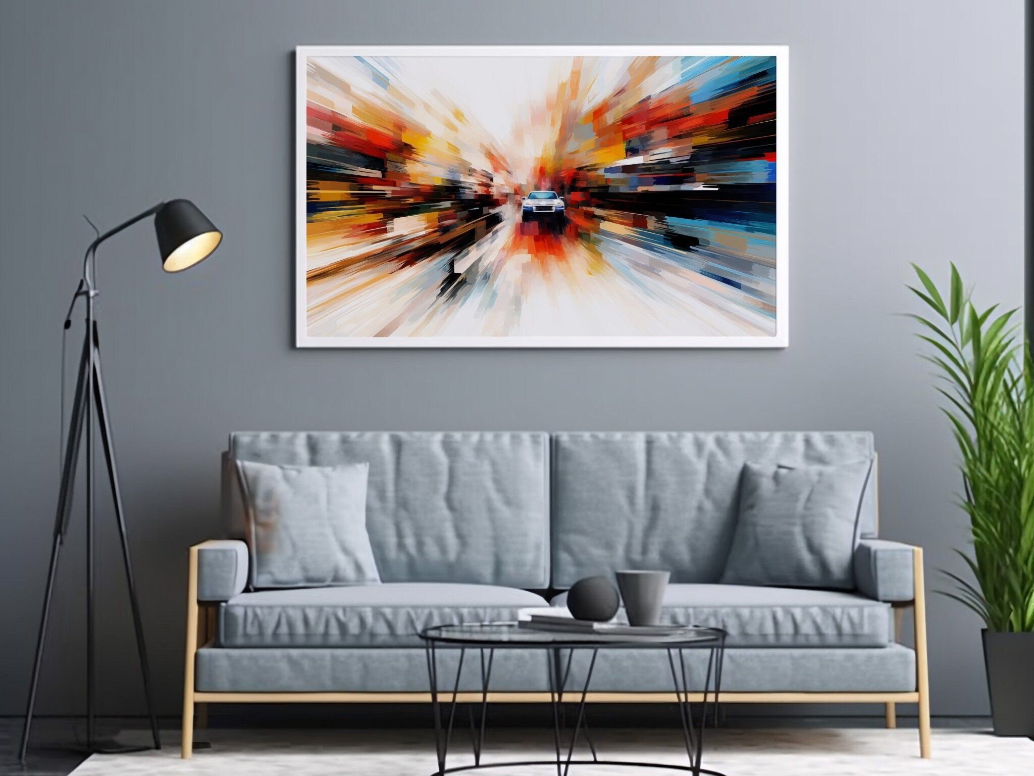 Vintage Stock Car Racing Art Pop Art Vibes Digital Download Retro Wall ...