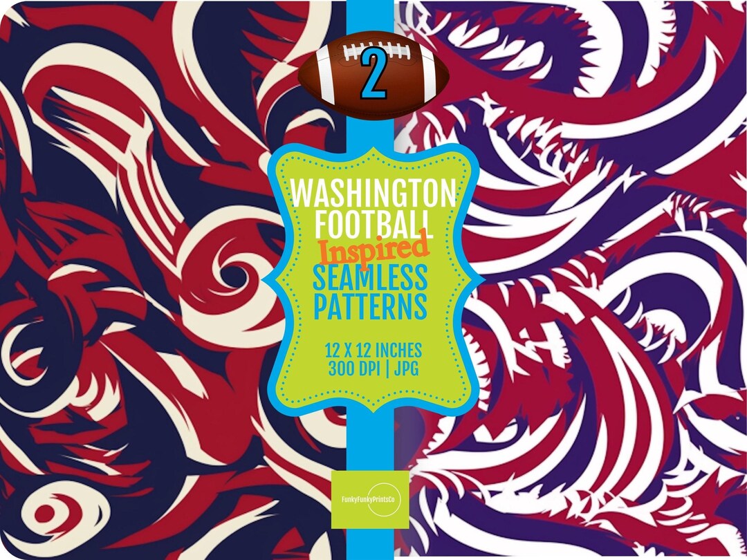 Printable Tiles Washington Football 12x12 Digital Tile Set - 300 DPI ...
