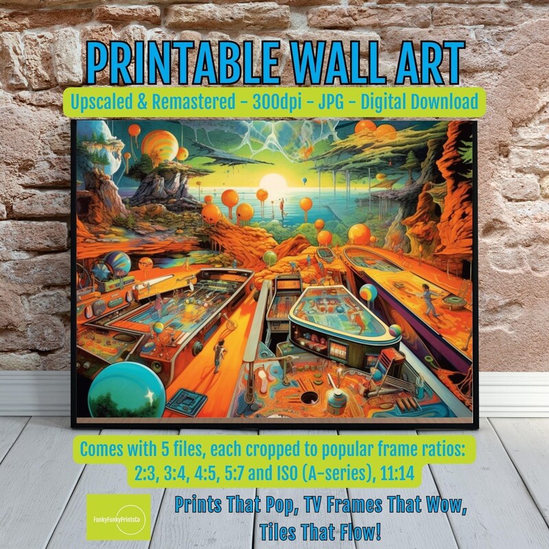 Pinball Art - Etsy