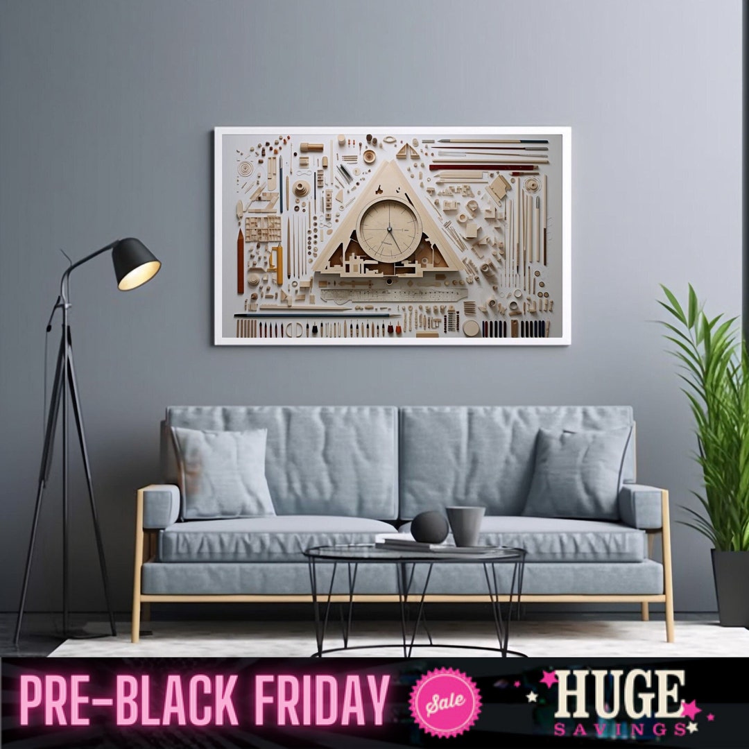 Knolling Printable Colorful Scenery Wall Art Funky Artwork - Etsy