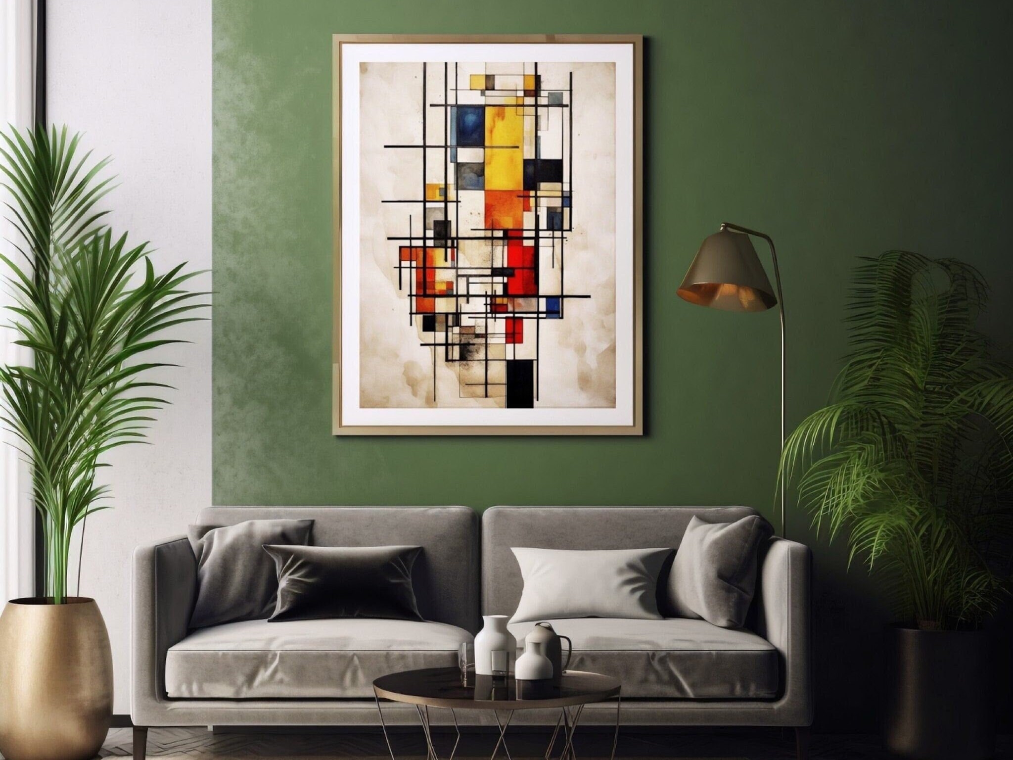 PRINTABLE Piet Mondrian Poster, Mondrian Art Print, Piet Mondrian Print ...