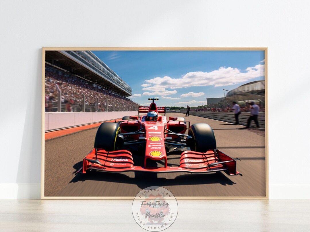 PRINTABLE Formula 1 Wall Decor Formula One F1 Gift Race Car Wallpaper ...