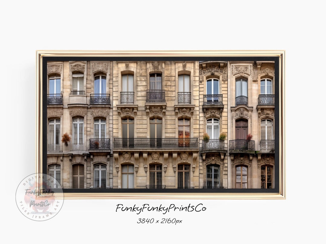 Indulge in Parisian Elegance With Frame TV Art Paris Windows 4K HD ...