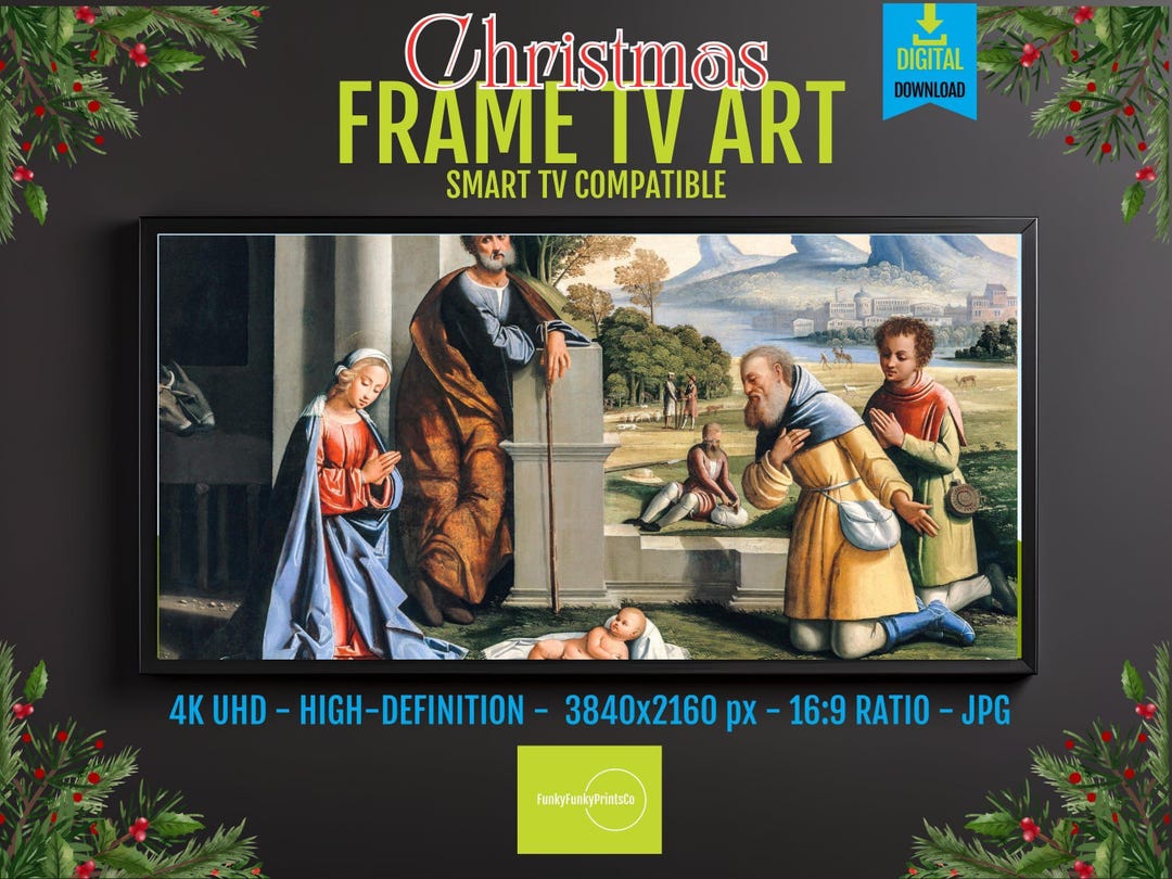 Modern Nativity Frame TV Art, Virgin Mary, 4K UHD (digital Download) - Etsy